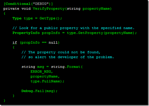 Parsimony: Generic SetValue Method for INotifyPropertyChanged
